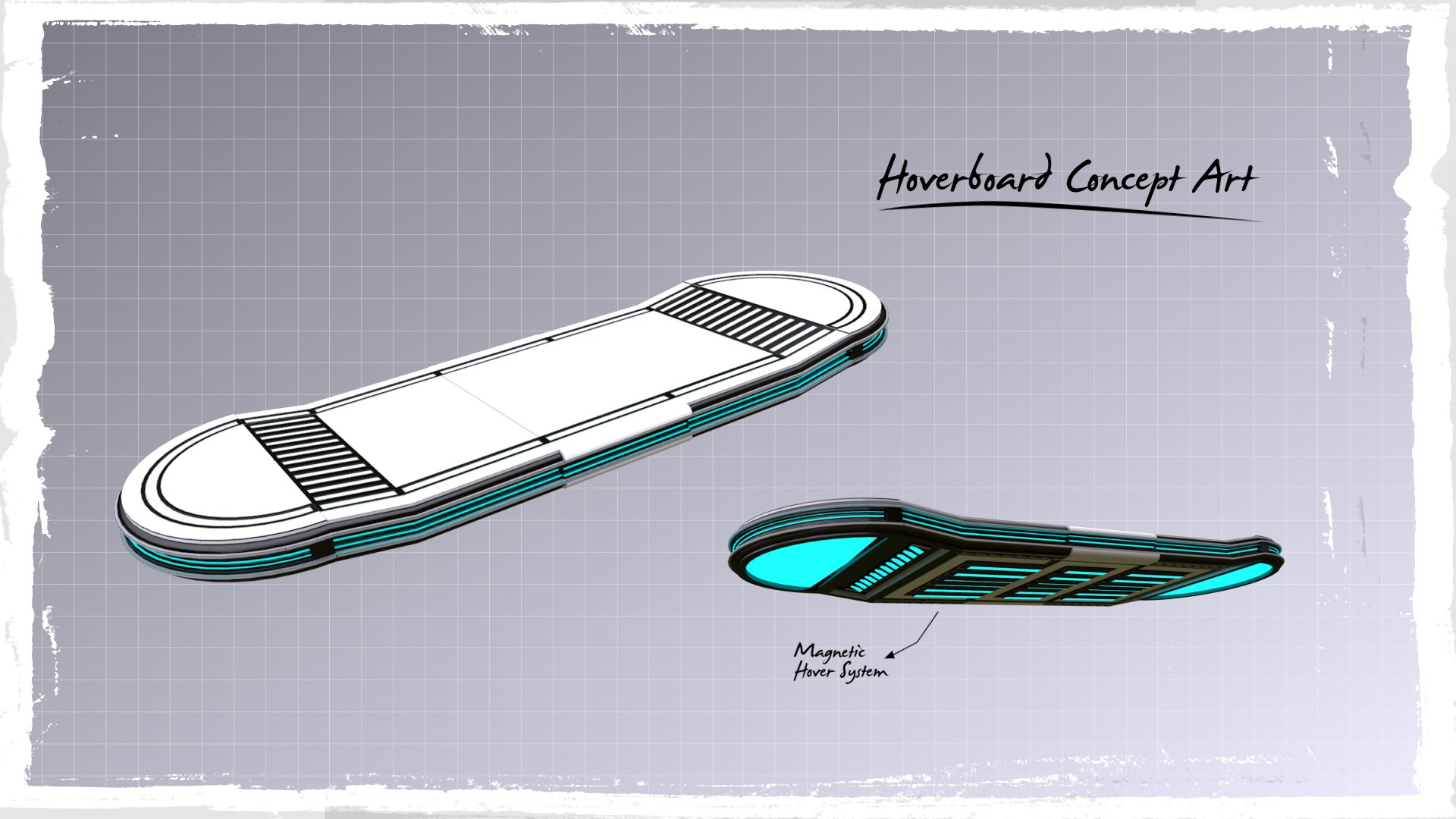 Futuristic Hoverboard 3D Model - TurboSquid 1319082