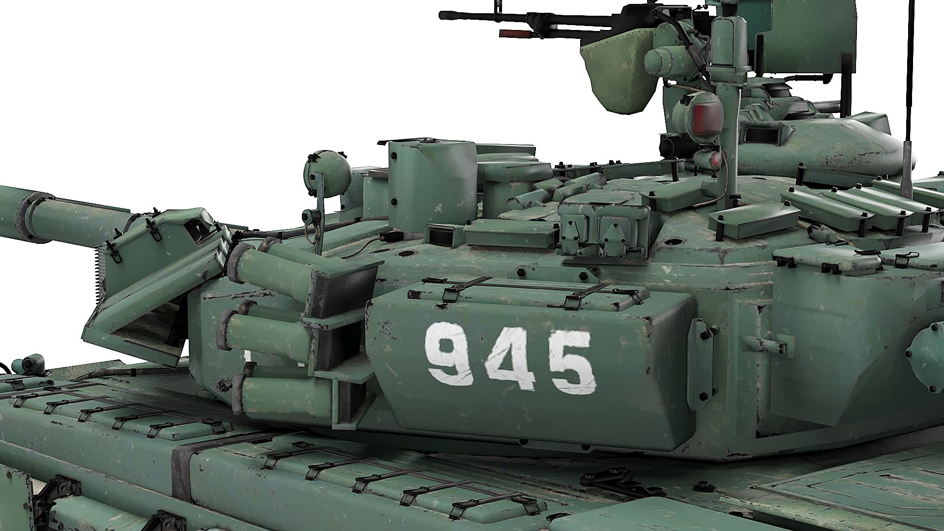 3D T-90A Low-poly Model Model - TurboSquid 2386623