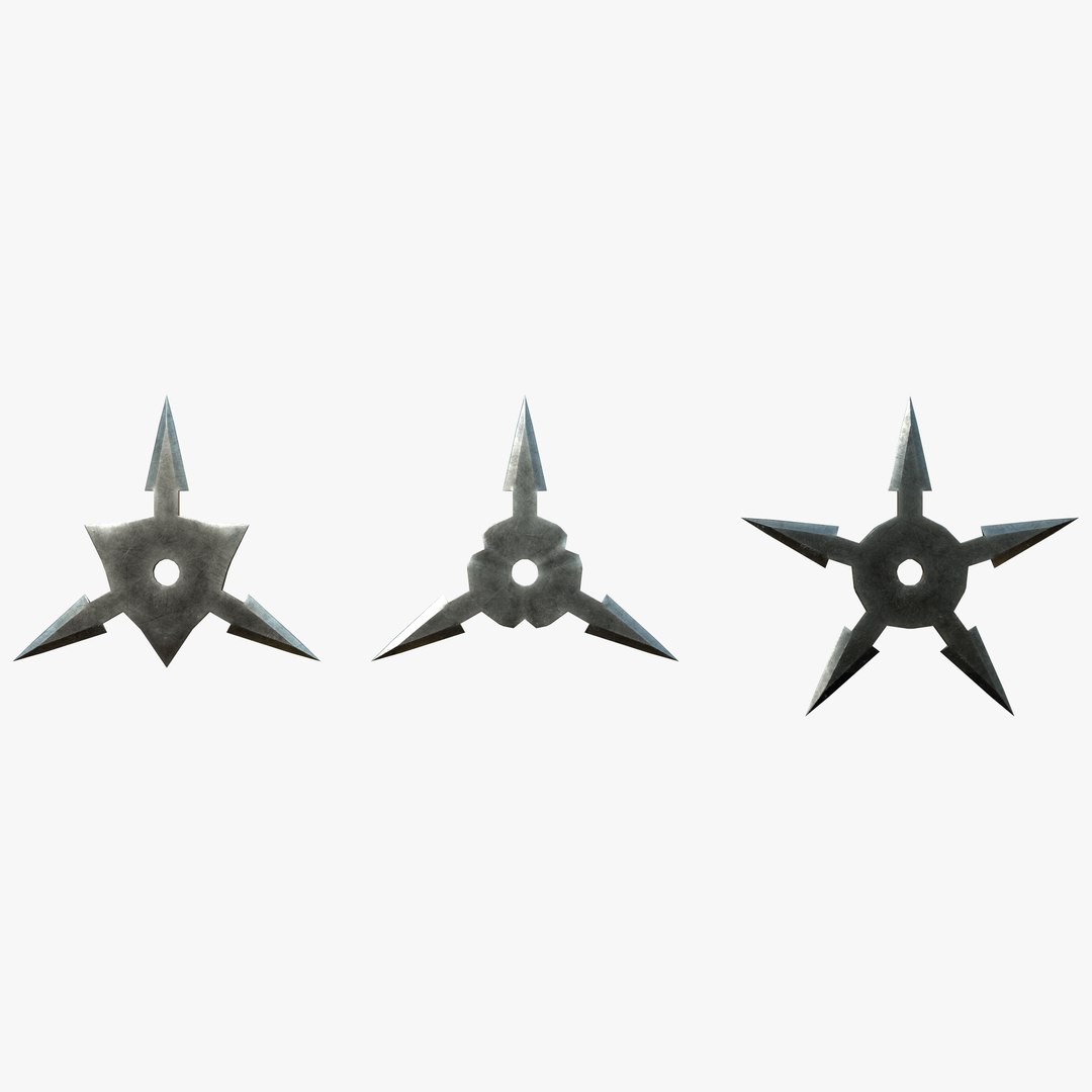 3D Model Shuriken Collection - TurboSquid 2087922
