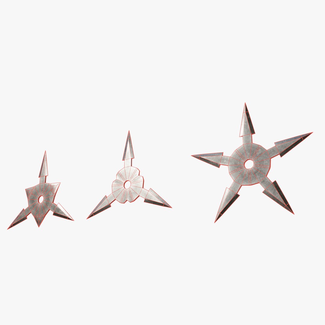 3D Model Shuriken Collection - TurboSquid 2087922