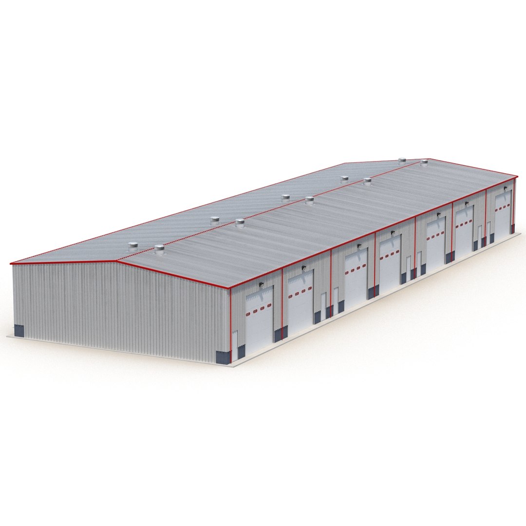3d model warehouse building interior