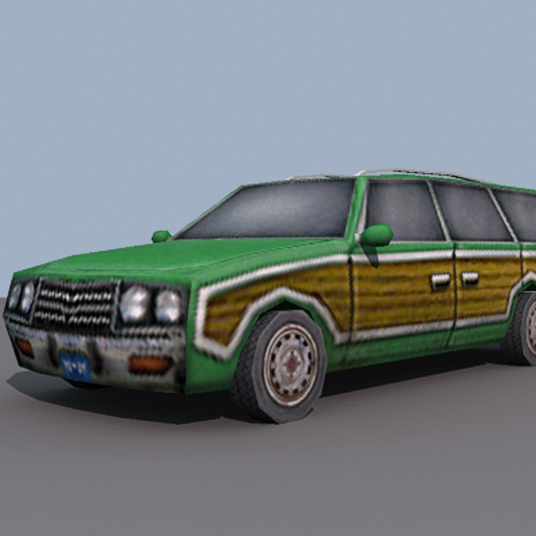 station wagon 3d model
