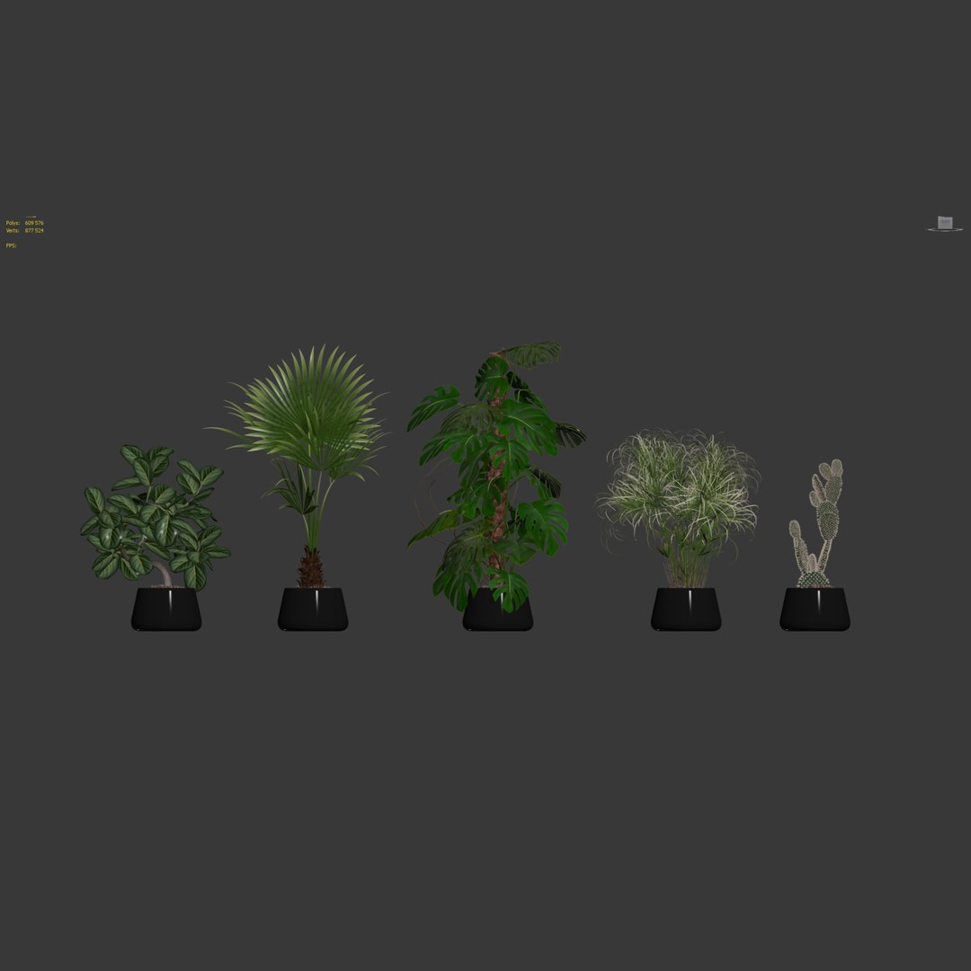 3D Model Plants Collection 131 - TurboSquid 1959422
