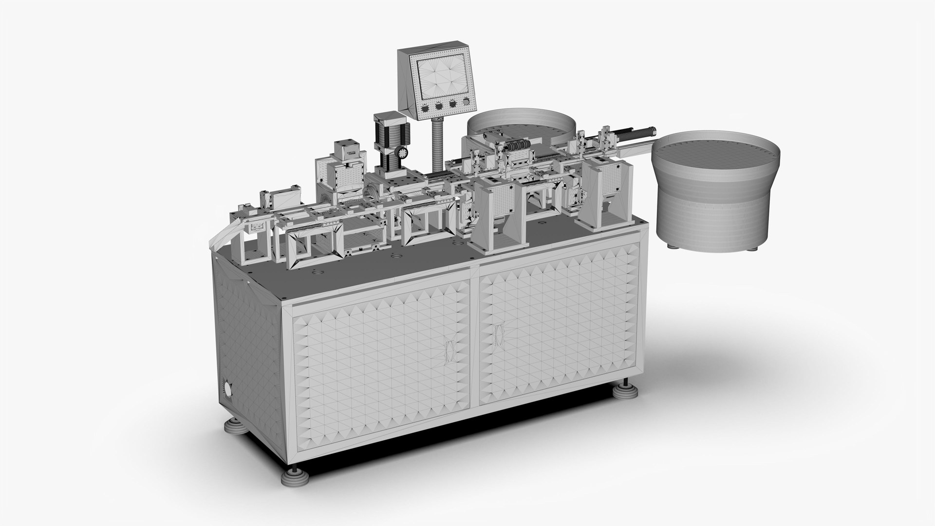 Automatic Loose End Pin Insertion Machine 3D model - TurboSquid 2010284