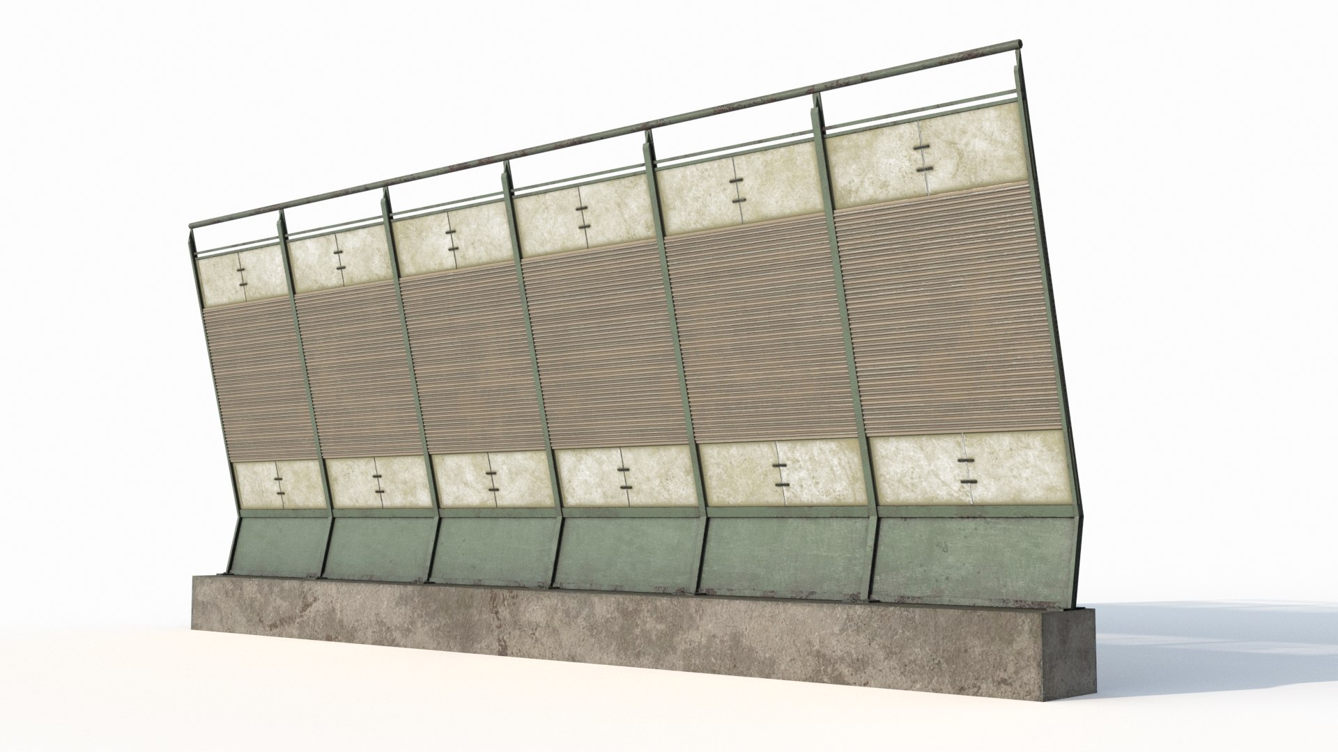 3D Model Noise Barrier - TurboSquid 1639438