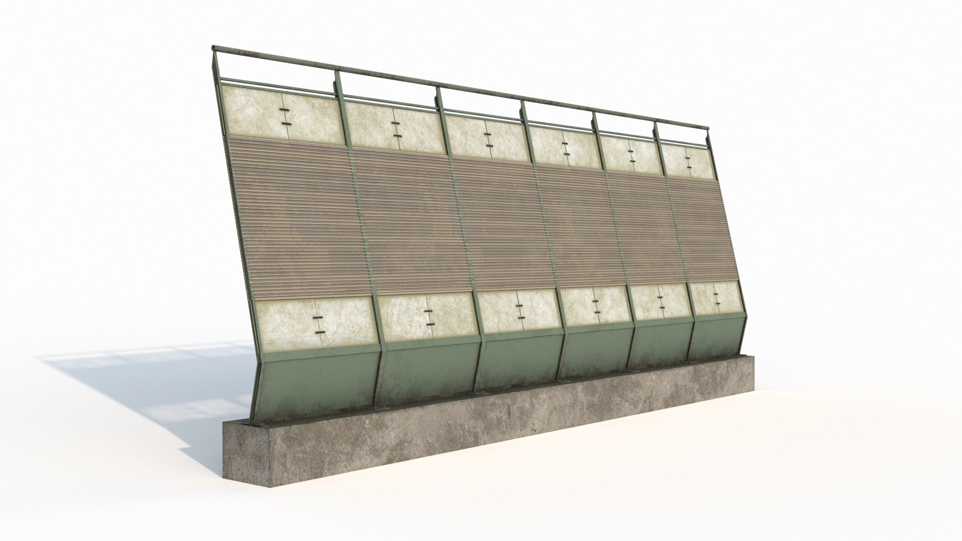 3D Model Noise Barrier - TurboSquid 1639438
