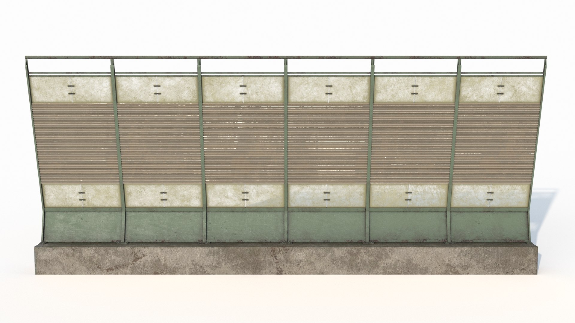 3D Model Noise Barrier - TurboSquid 1639438