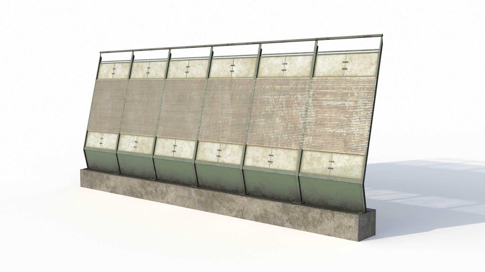 3D Model Noise Barrier - TurboSquid 1639438