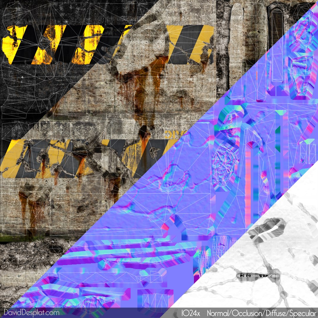 3d concrete road block