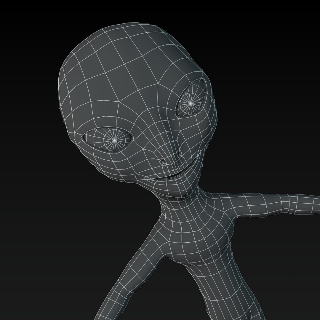 3d Alien Model