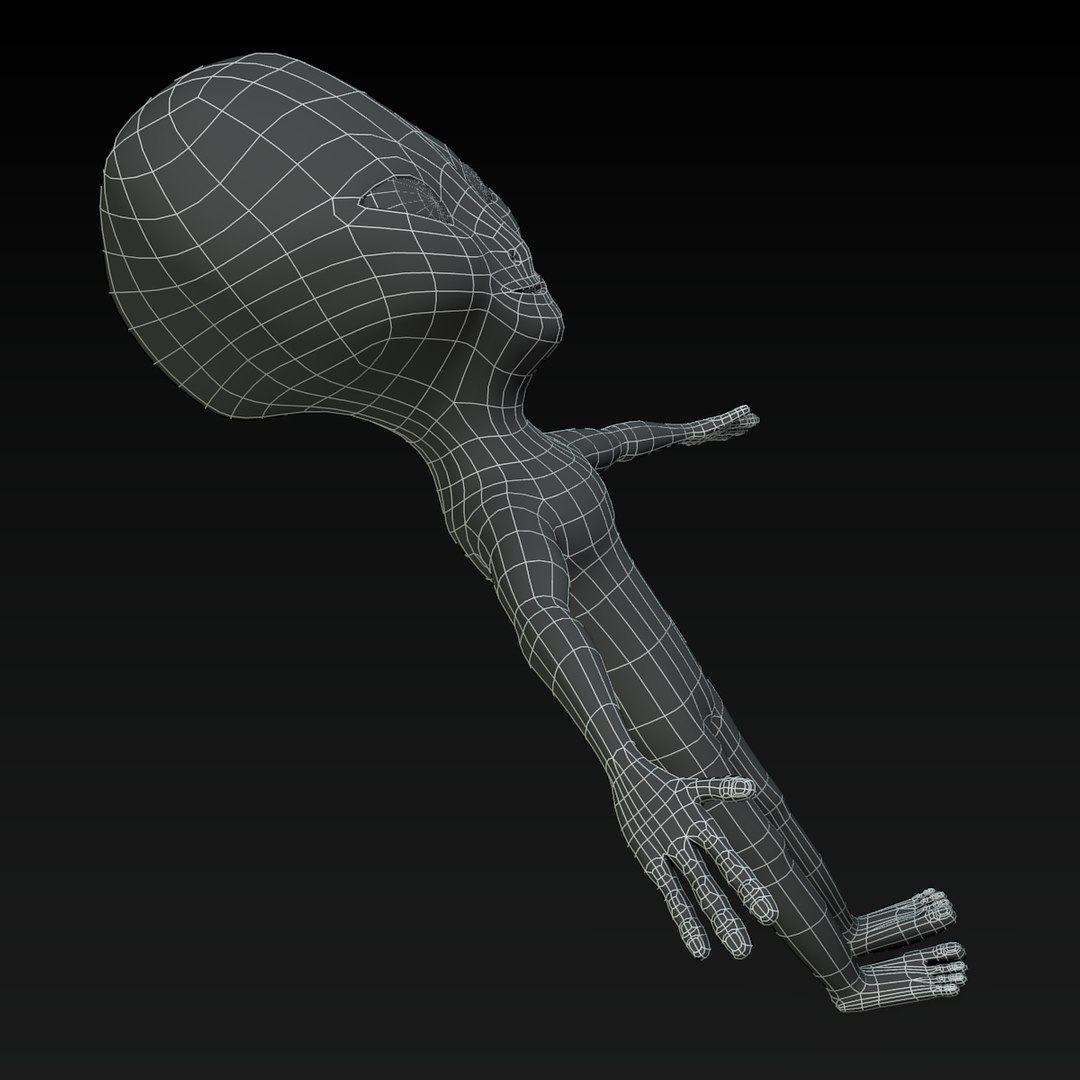 3d Alien Model
