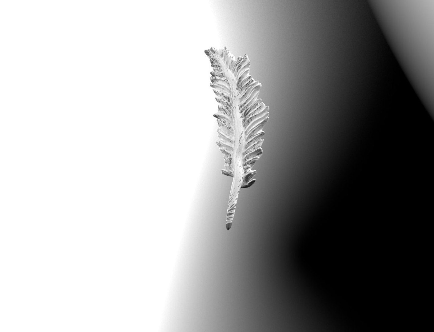 3D Feather Pendant - TurboSquid 2360516