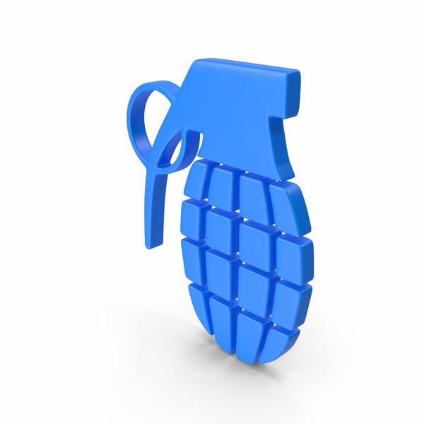 modelo 3d Símbolo de granada azul - TurboSquid 2320184
