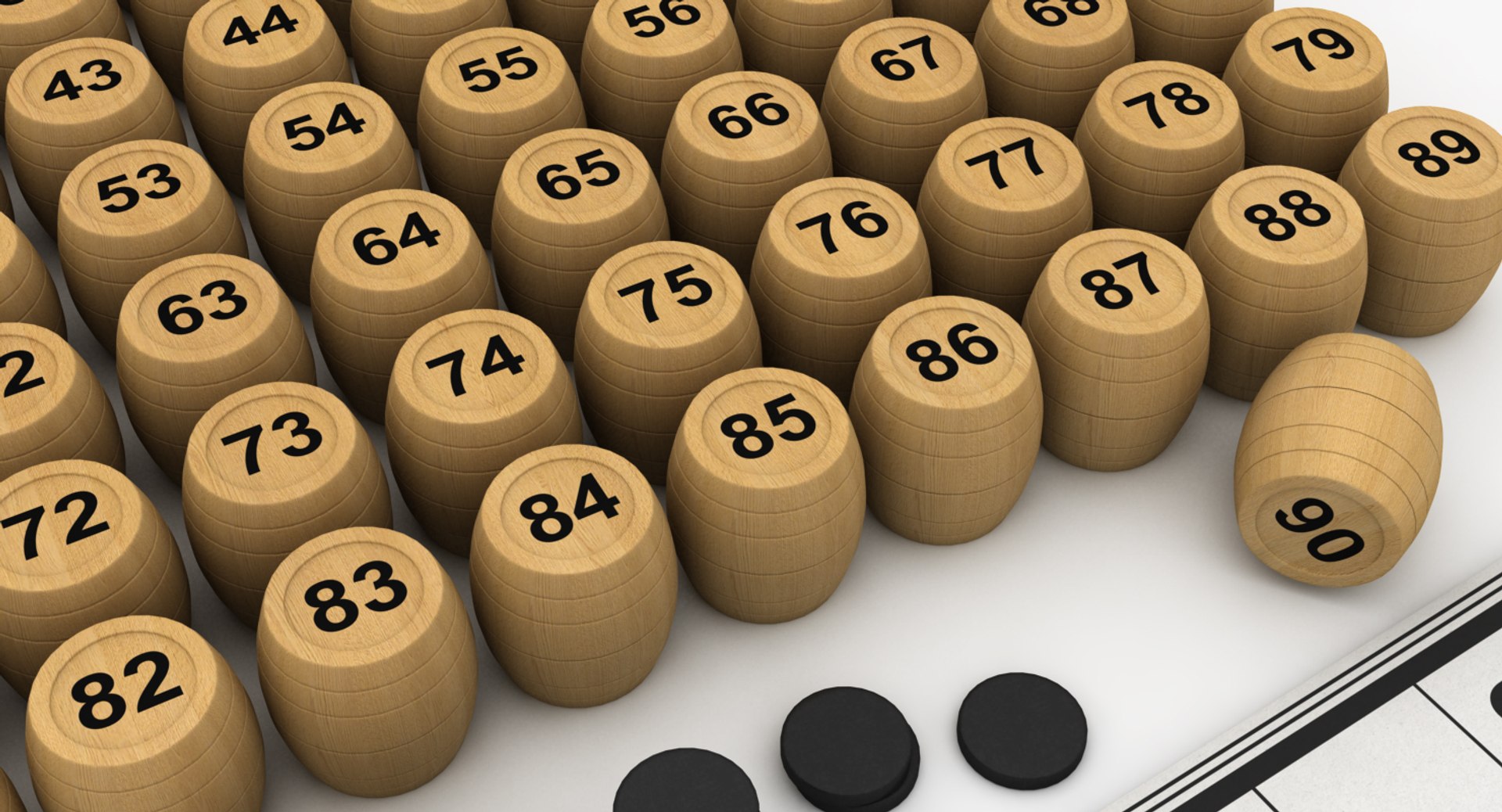 Bingo Keg Card 3D Model - TurboSquid 1353397