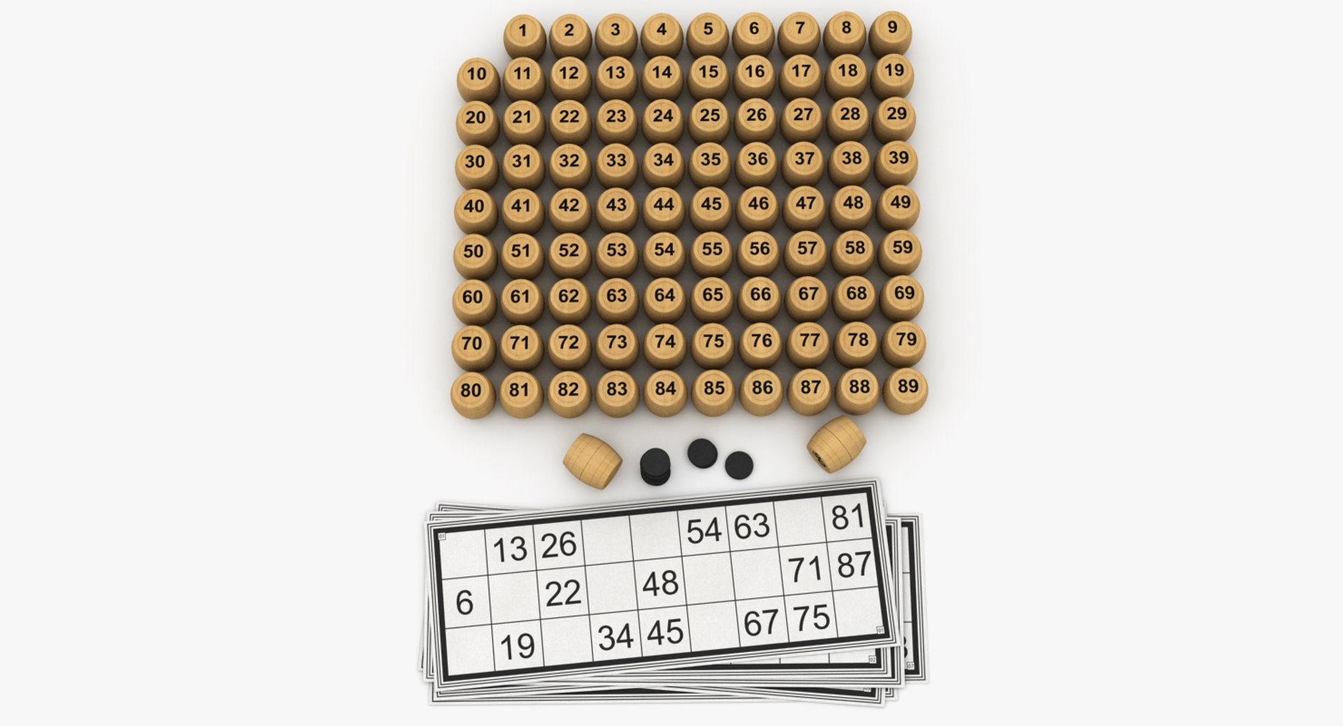 Bingo Keg Card 3D Model - TurboSquid 1353397
