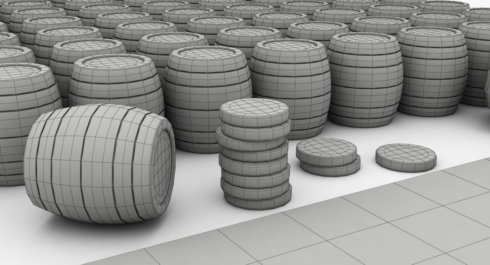 Bingo Keg Card 3D Model - TurboSquid 1353397