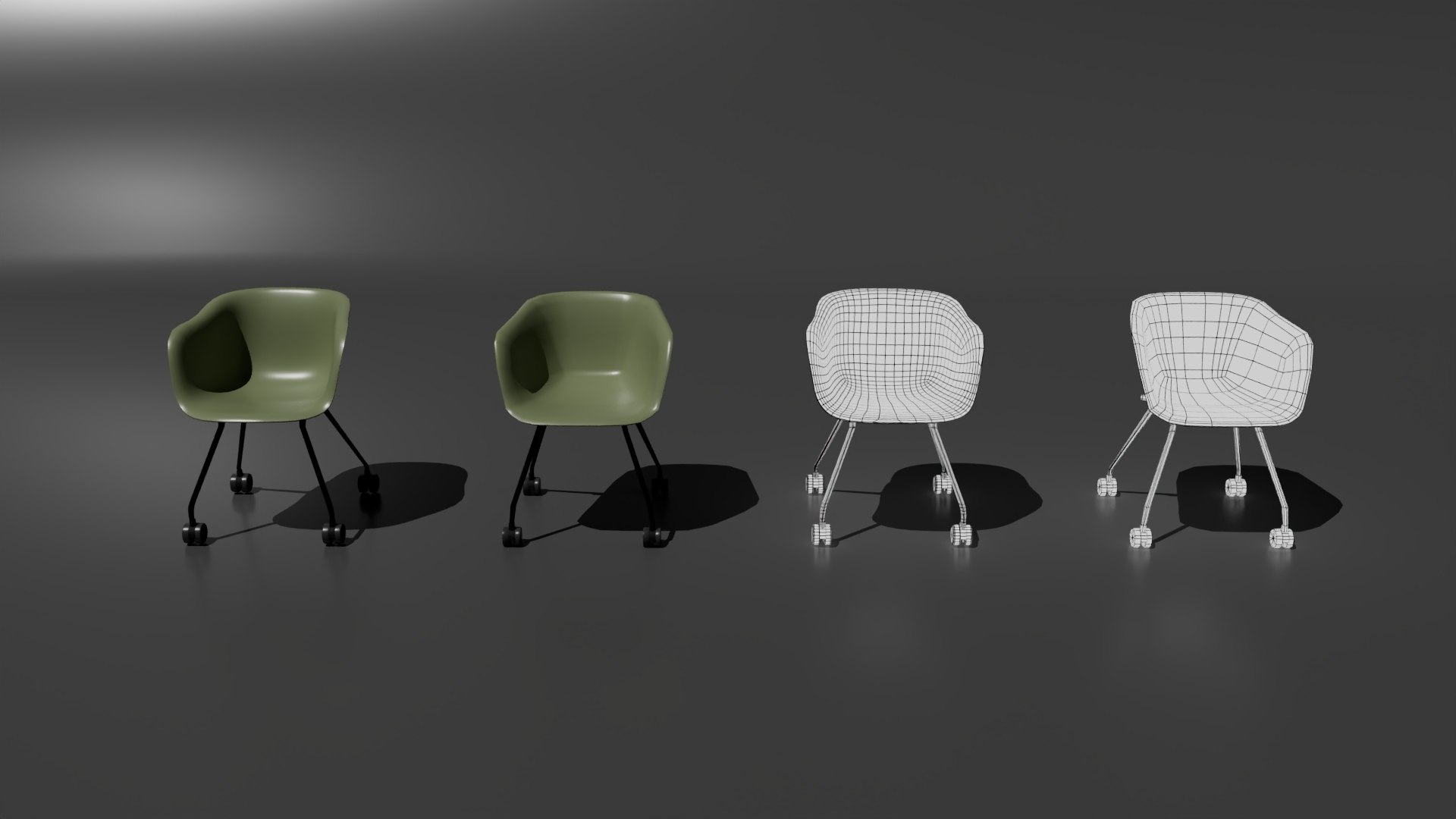Pack - 5 Mid And Low Poly Chair Model - TurboSquid 2259242