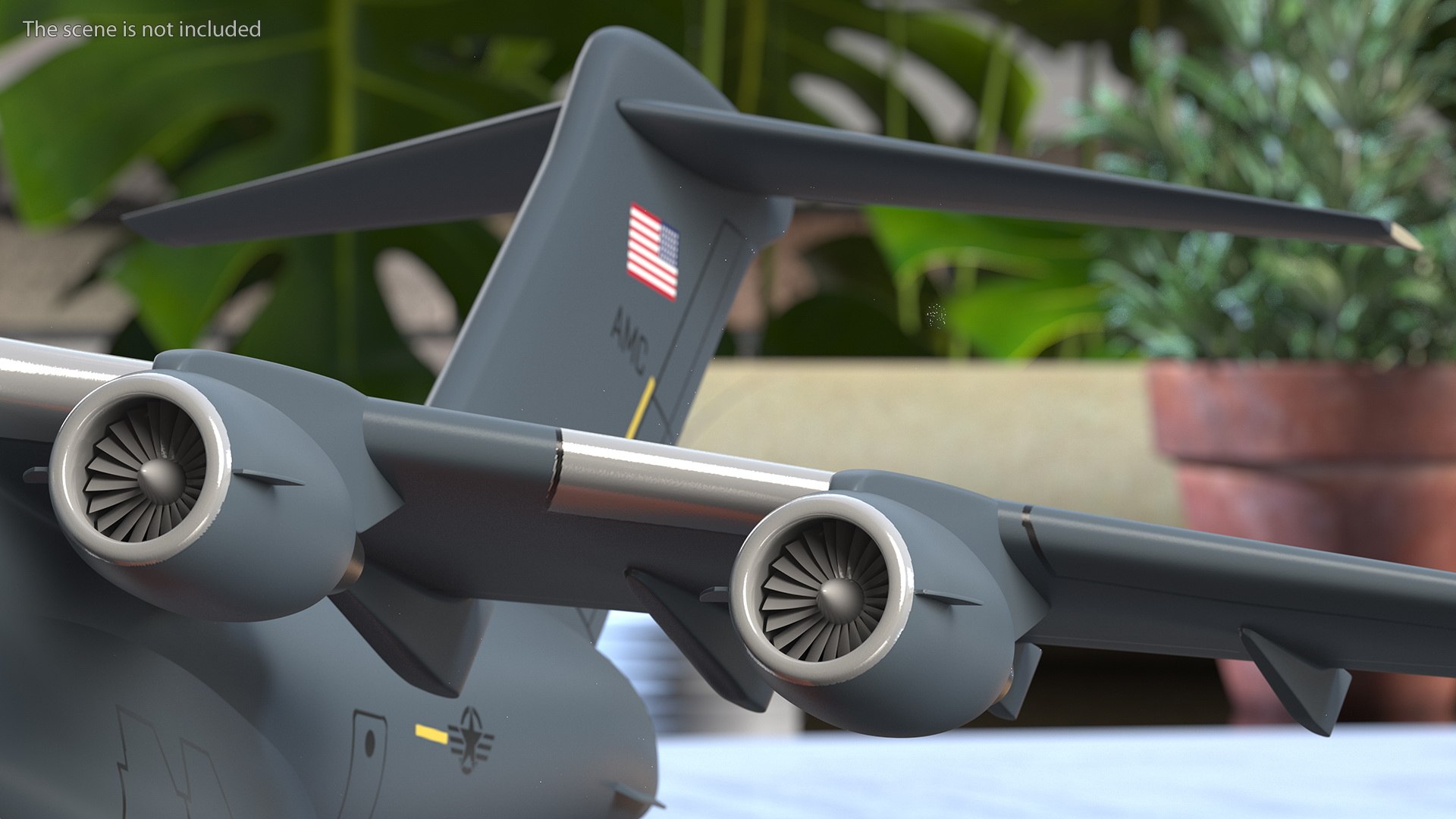 Globemaster III Scale Model with Stand 3D - TurboSquid 1771810
