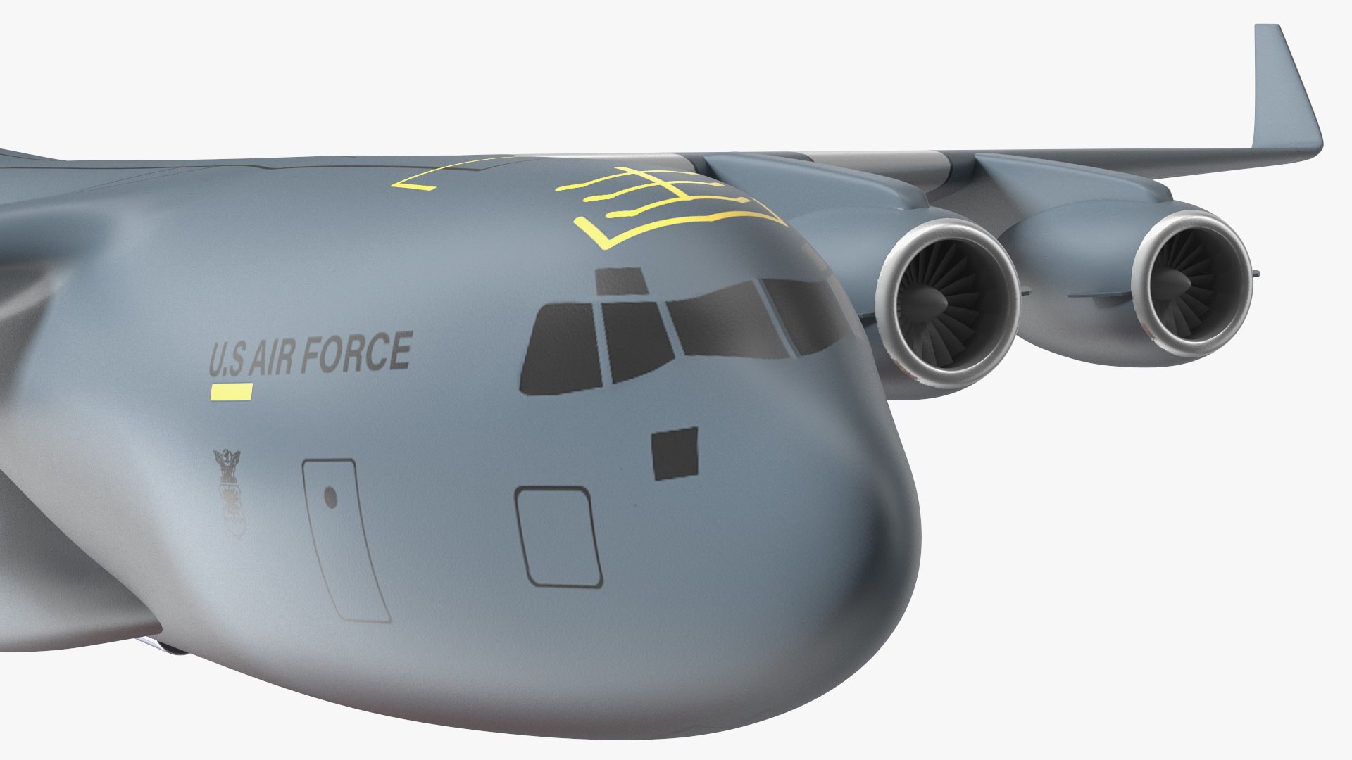Globemaster III Scale Model with Stand 3D - TurboSquid 1771810