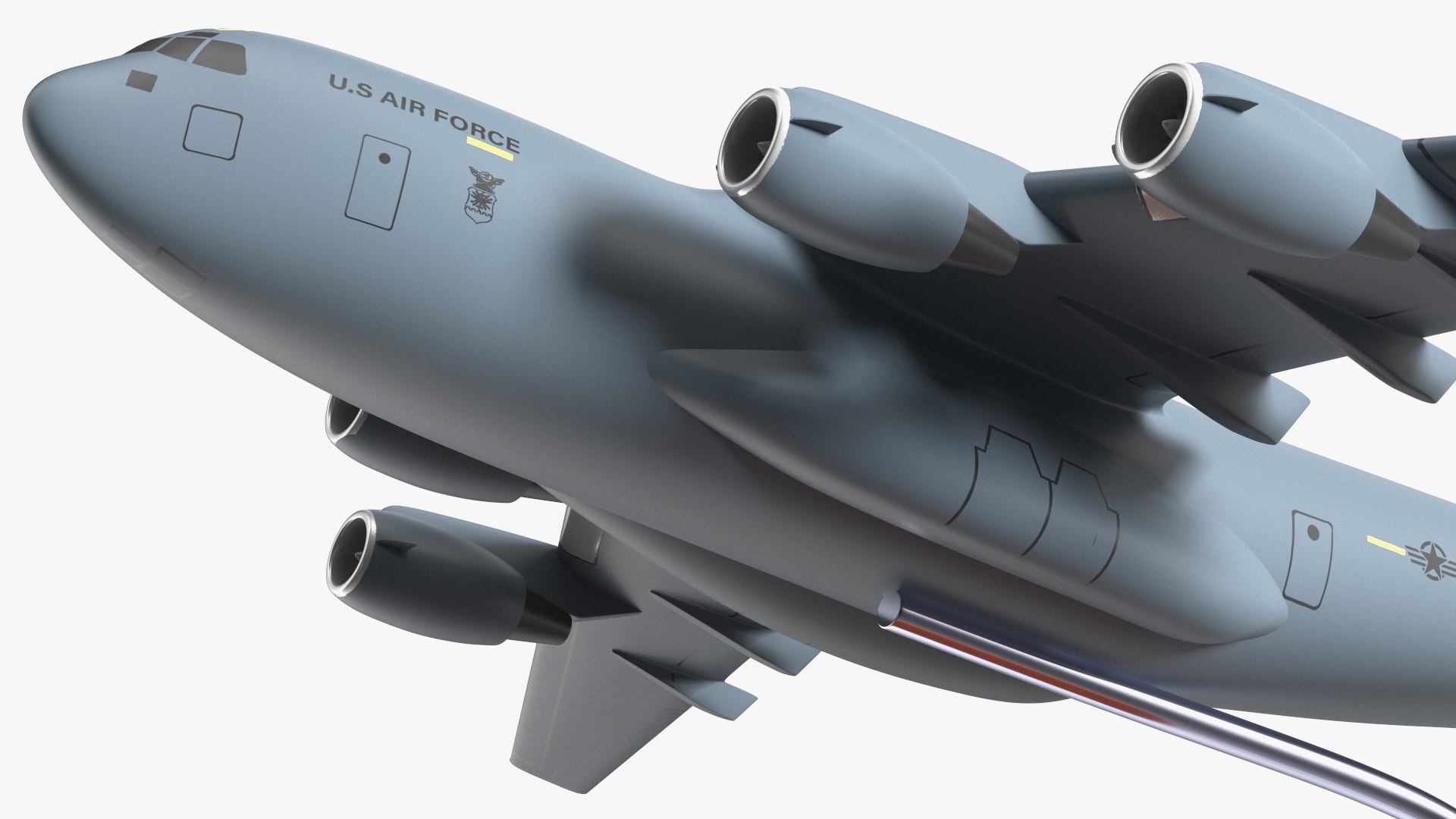 Globemaster III Scale Model with Stand 3D - TurboSquid 1771810