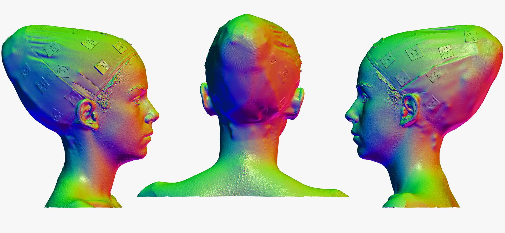 Rhea Human Head Eyes 3D Model - TurboSquid 1655578