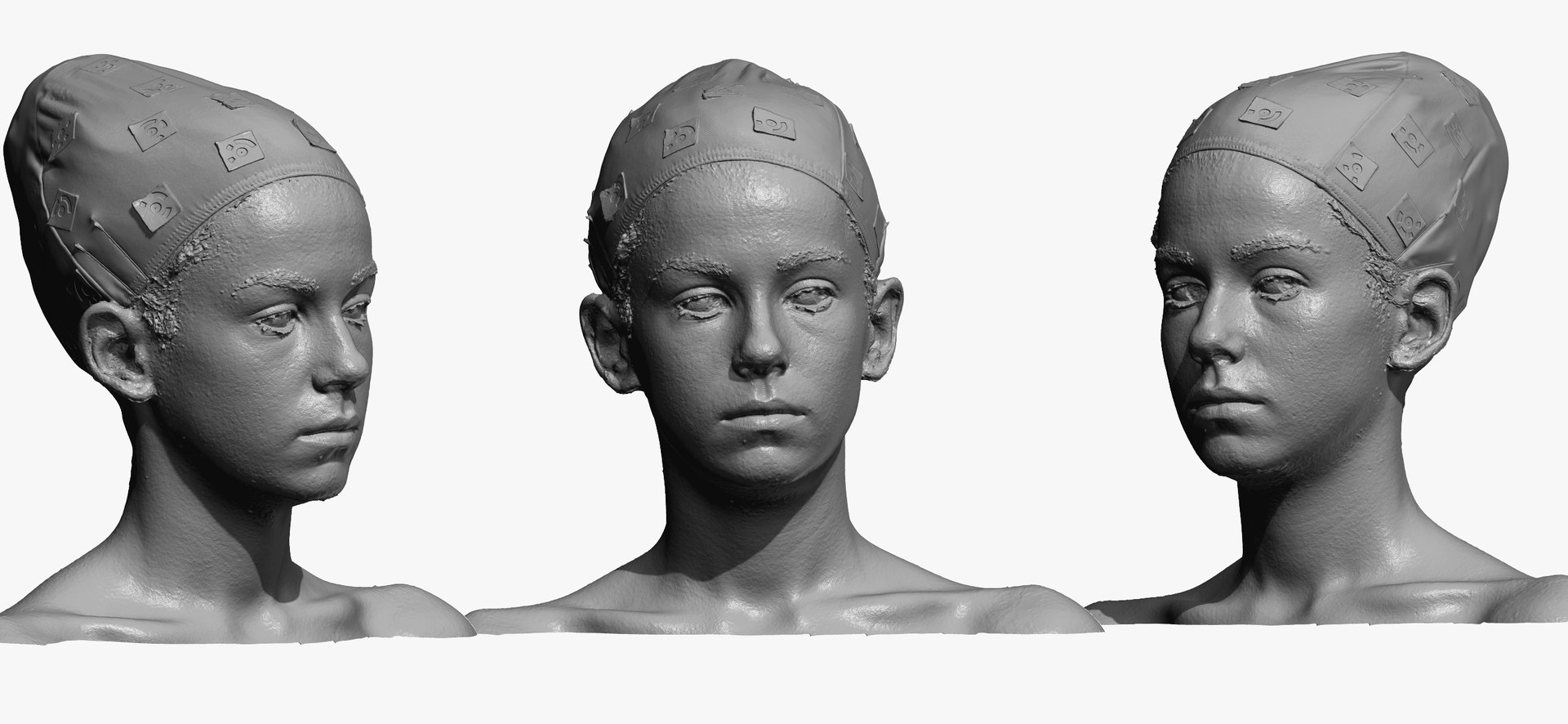 Rhea Human Head Eyes 3D Model - TurboSquid 1655578