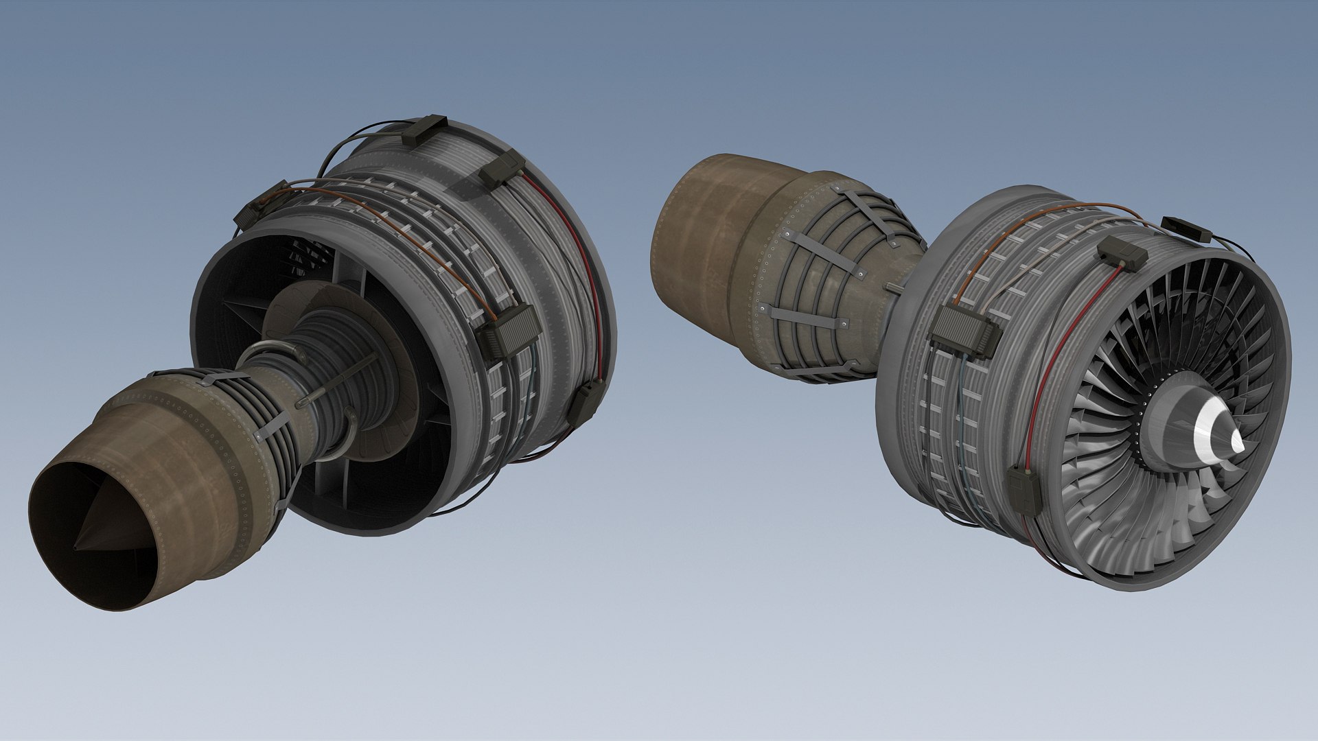 Boeing 747-757-767 Family Engine 3D - TurboSquid 2175624