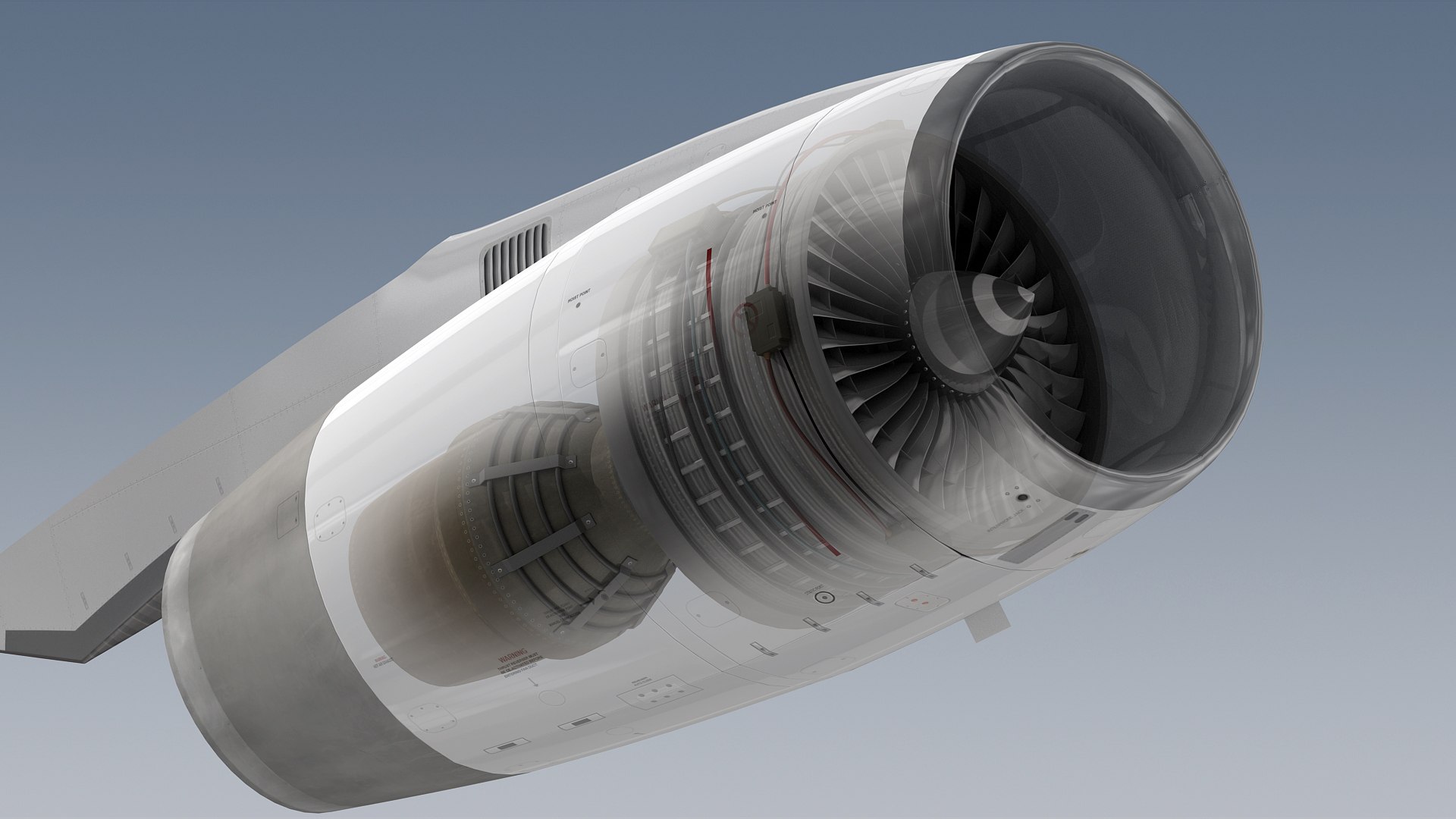 Boeing 747-757-767 Family Engine 3D - TurboSquid 2175624
