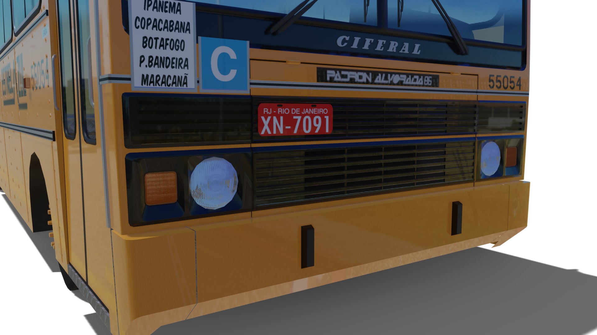 Ciferal Padron Alvorada 86 MB 1313 Estrela Azul Model - TurboSquid 1812356