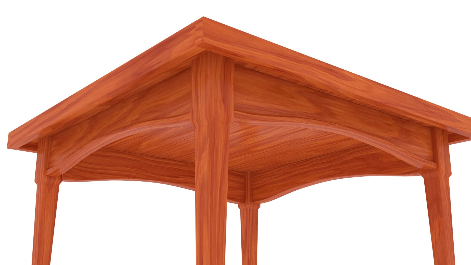 3D Wooden Dining Table Set Jackwood - TurboSquid 2091252