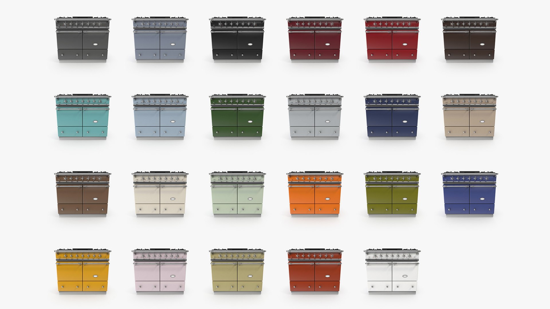 Lacanche Cluny 1000 Range 3D Model - TurboSquid 1447001