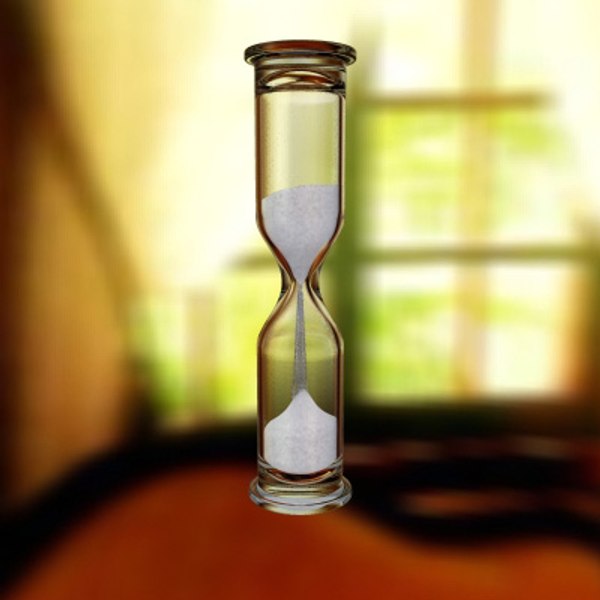 3d glass hourglass hourglass02 model