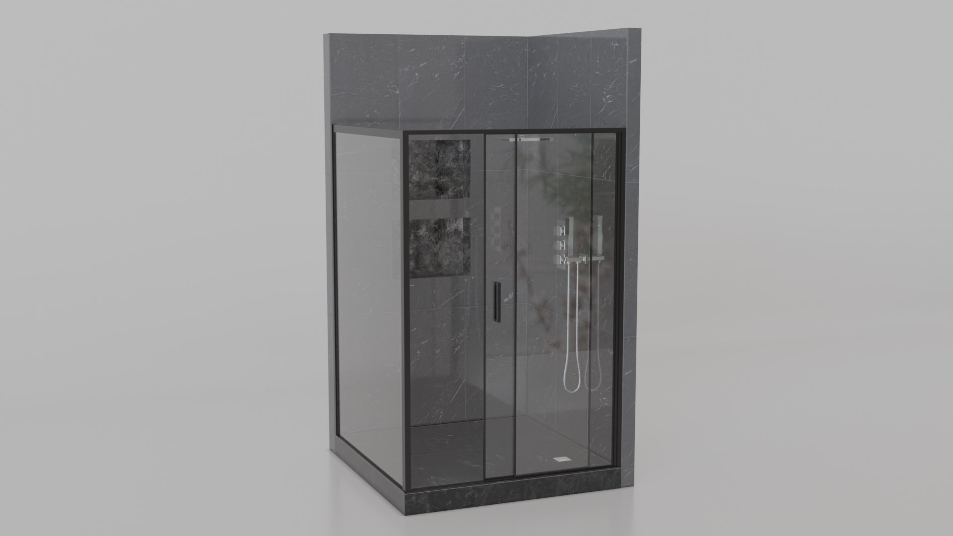 Shower Cabin 3D Model - TurboSquid 2288905