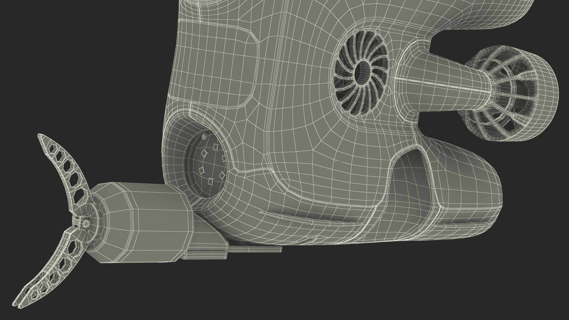 Blueye X3 Underwater Drone With Gripper Rigged For Cinema 4D Model ...