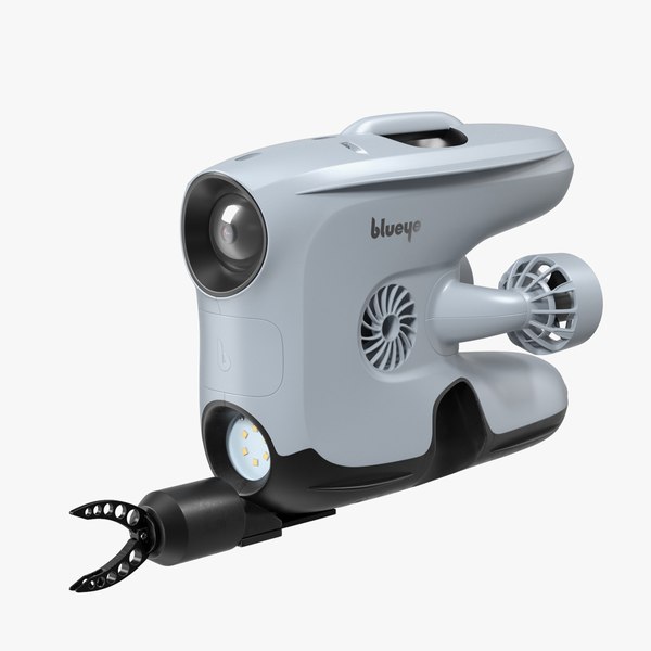 Blueye X3 Underwater Drone with Gripper Rigged for Cinema 4D 3D 모델 ...