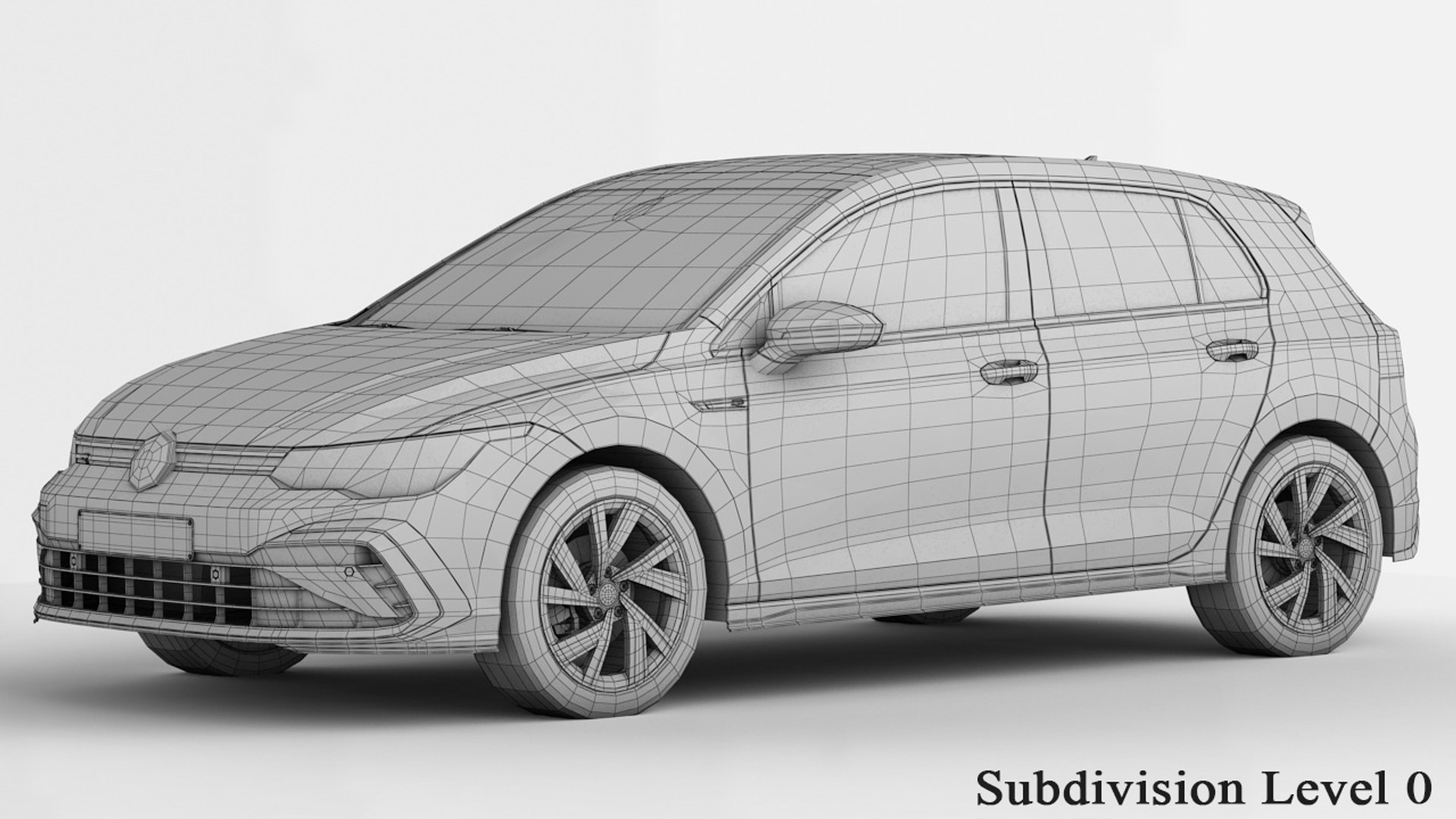 3D Volkswagen Golf R-line Model - TurboSquid 1653871