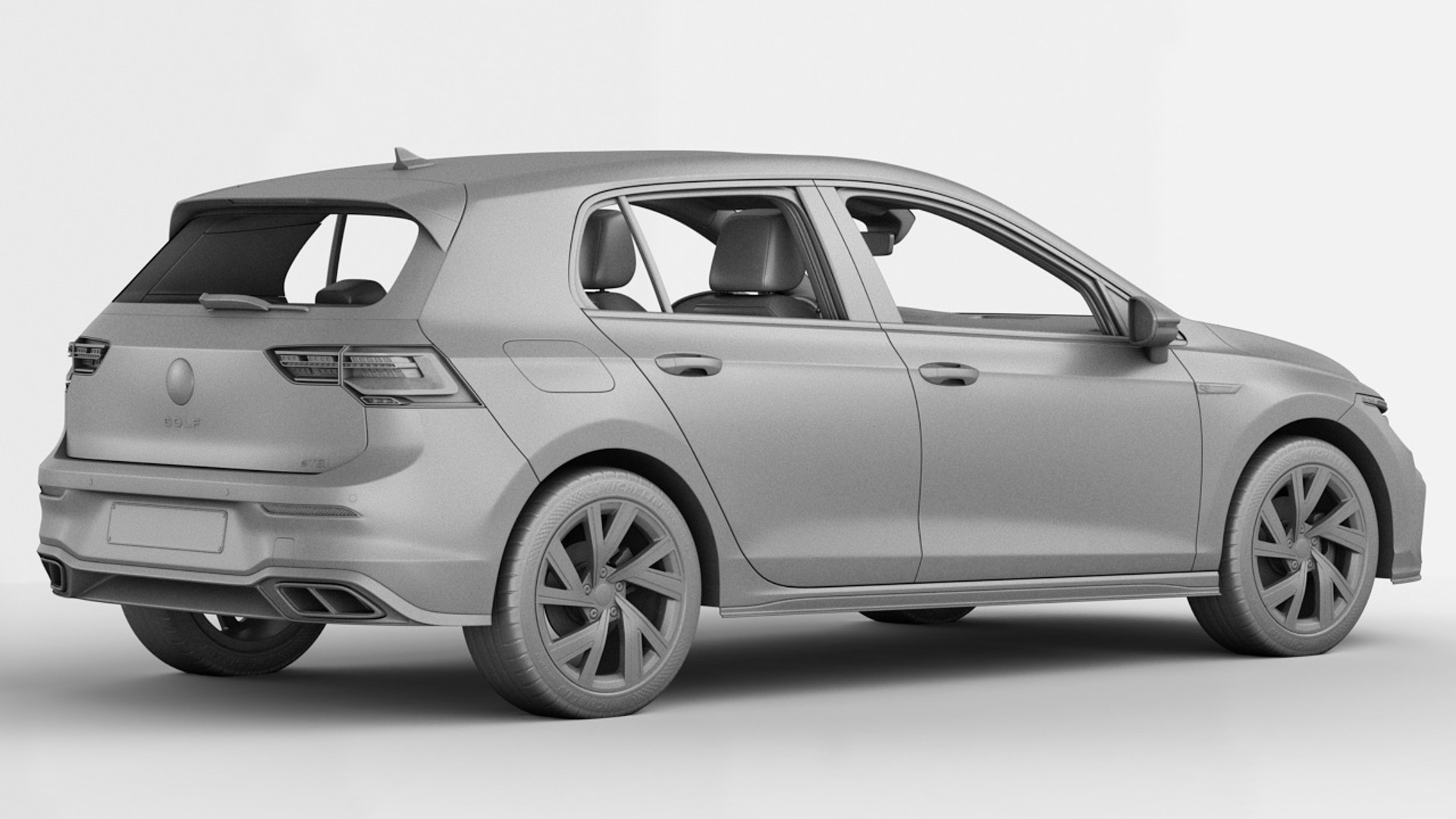 3D Volkswagen Golf R-line Model - TurboSquid 1653871