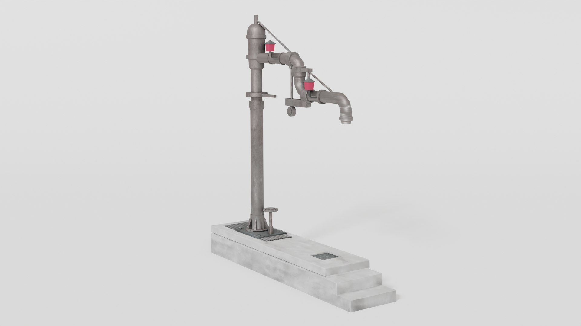 3D Railway Standpipe Model - TurboSquid 2099159