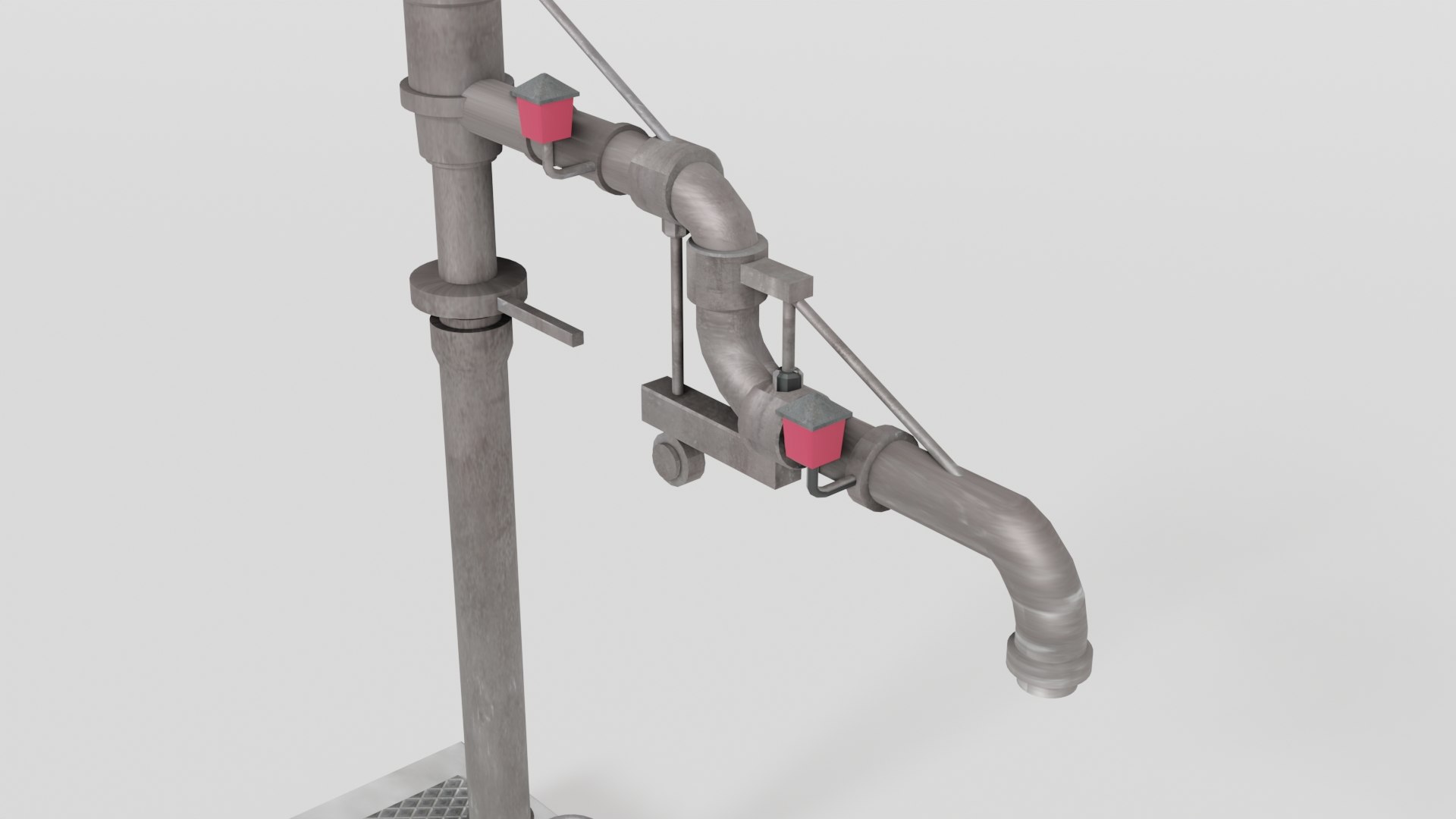 3D Railway Standpipe Model - TurboSquid 2099159