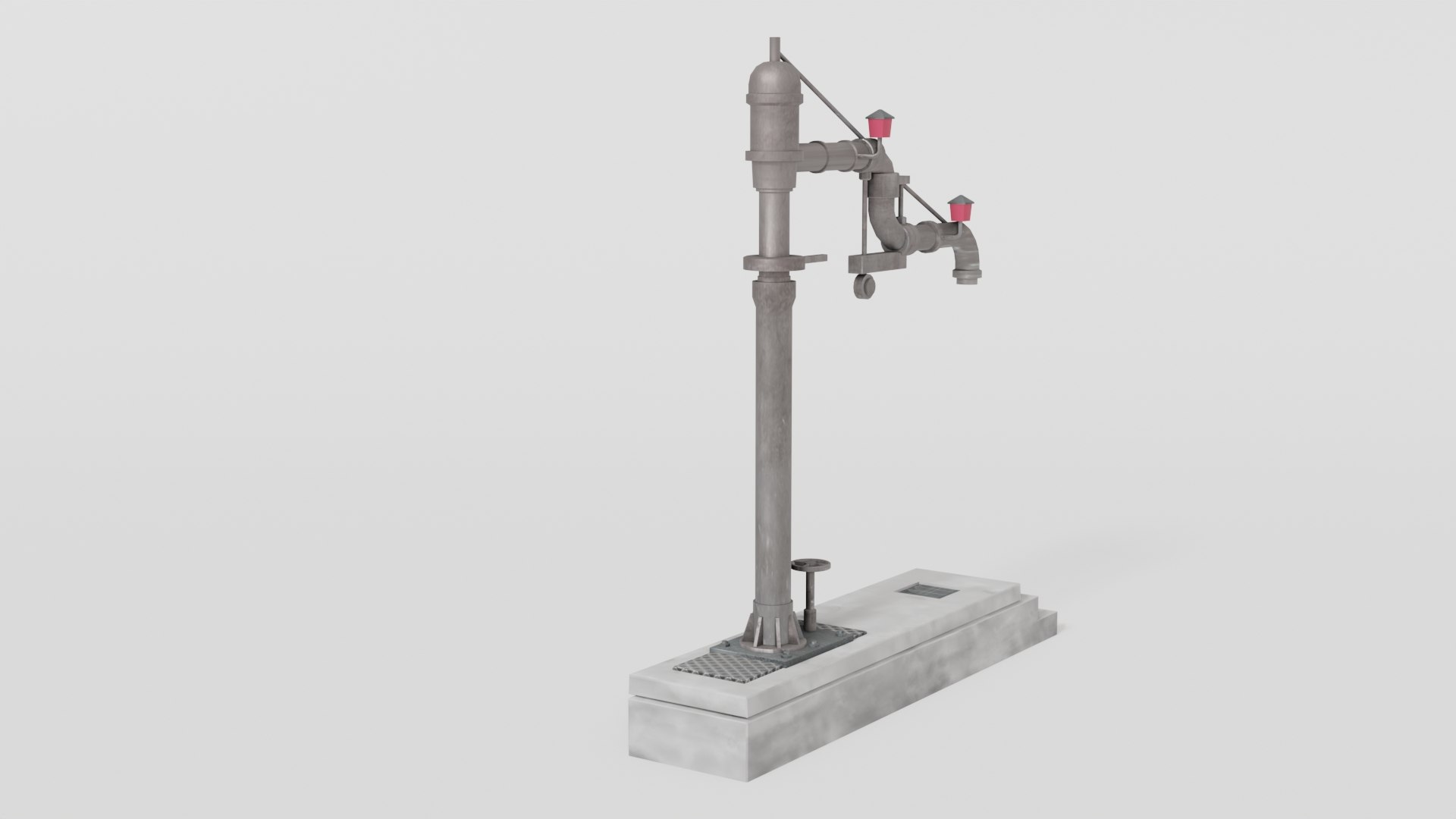3D Railway Standpipe Model - TurboSquid 2099159