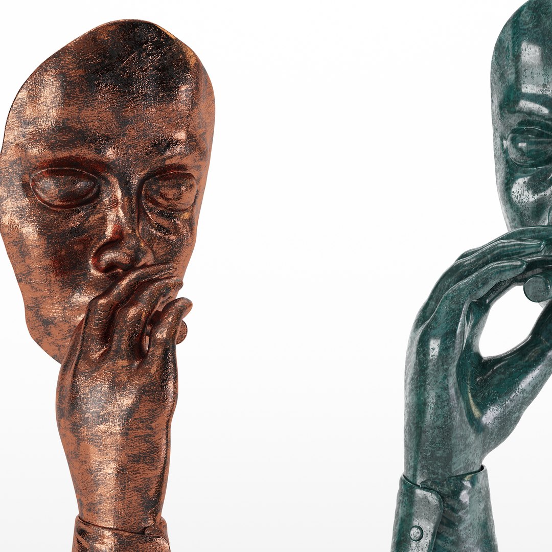 Retro smoker sculpture 3D model - TurboSquid 1707214