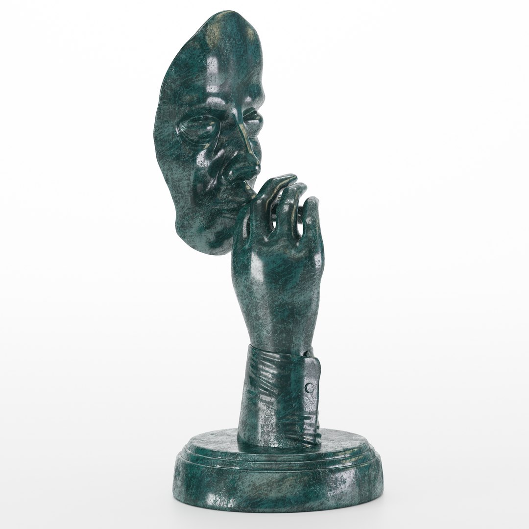 Retro smoker sculpture 3D model - TurboSquid 1707214