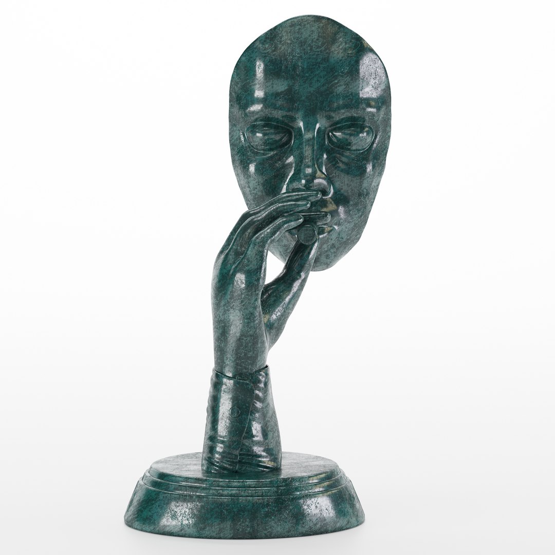 Retro smoker sculpture 3D model - TurboSquid 1707214