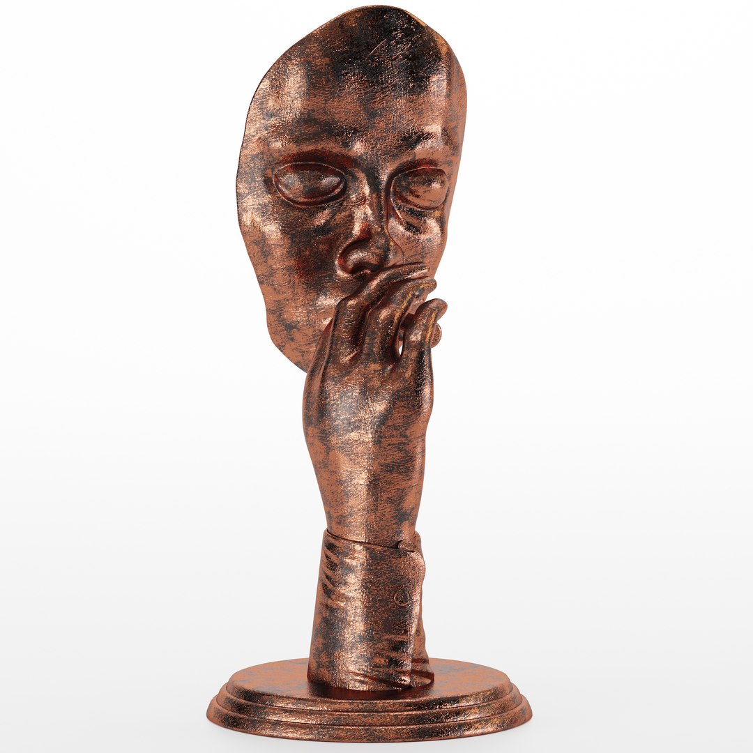 Retro smoker sculpture 3D model - TurboSquid 1707214