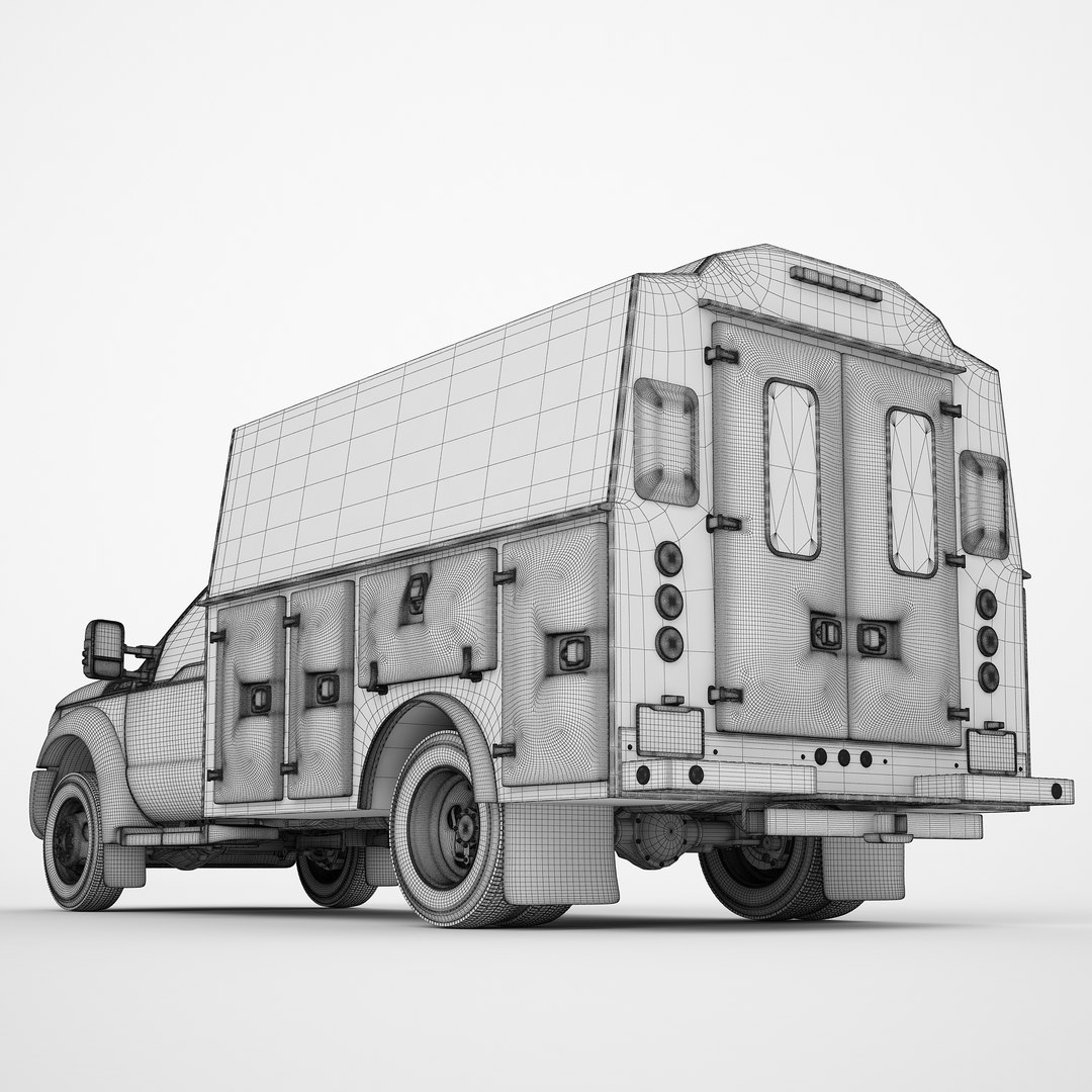 3D Ford F450 2012 Service Truck 04 - TurboSquid 1760744