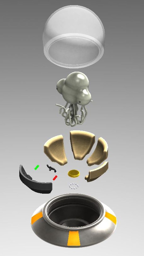 3D Ufo Alien Metal Slug Model - TurboSquid 1600583