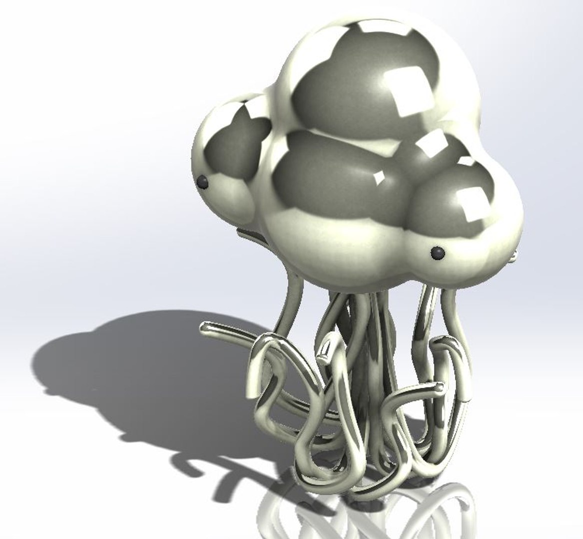 3D Ufo Alien Metal Slug Model - TurboSquid 1600583
