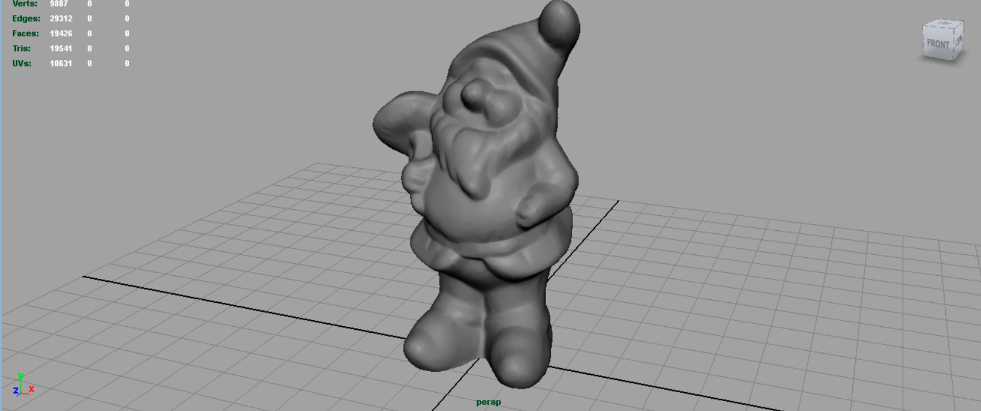 Garden Gnomo 3D Model - TurboSquid 1206845