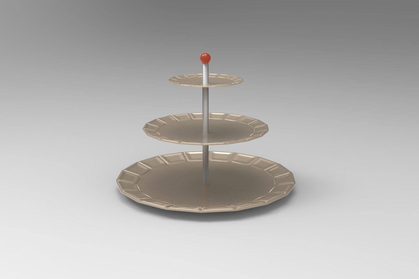 3D cake stand model - TurboSquid 1669756