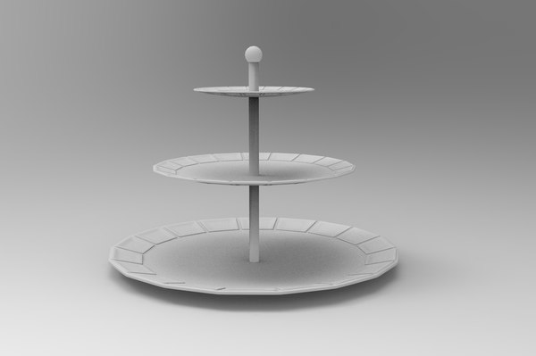 3D cake stand model - TurboSquid 1669756